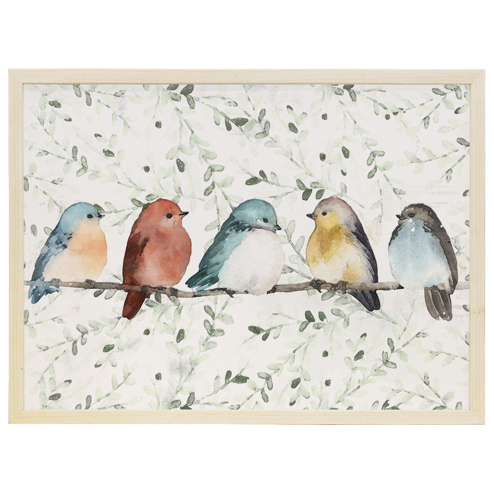 Simply Said Birds Leaf Pattern | Wayfair