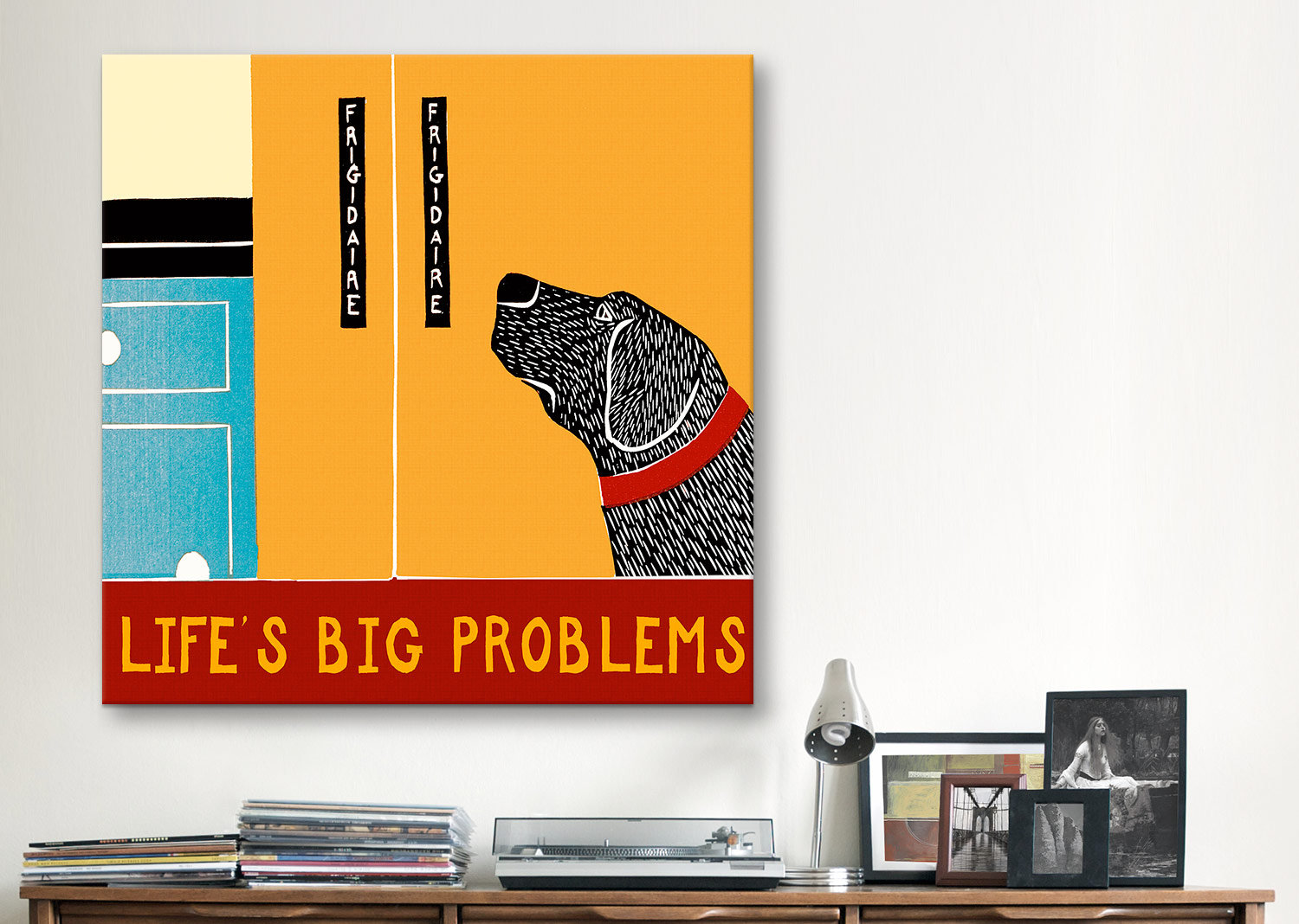 Winston Porter Life's Big Problems Banner by Stephen Huneck Painting ...