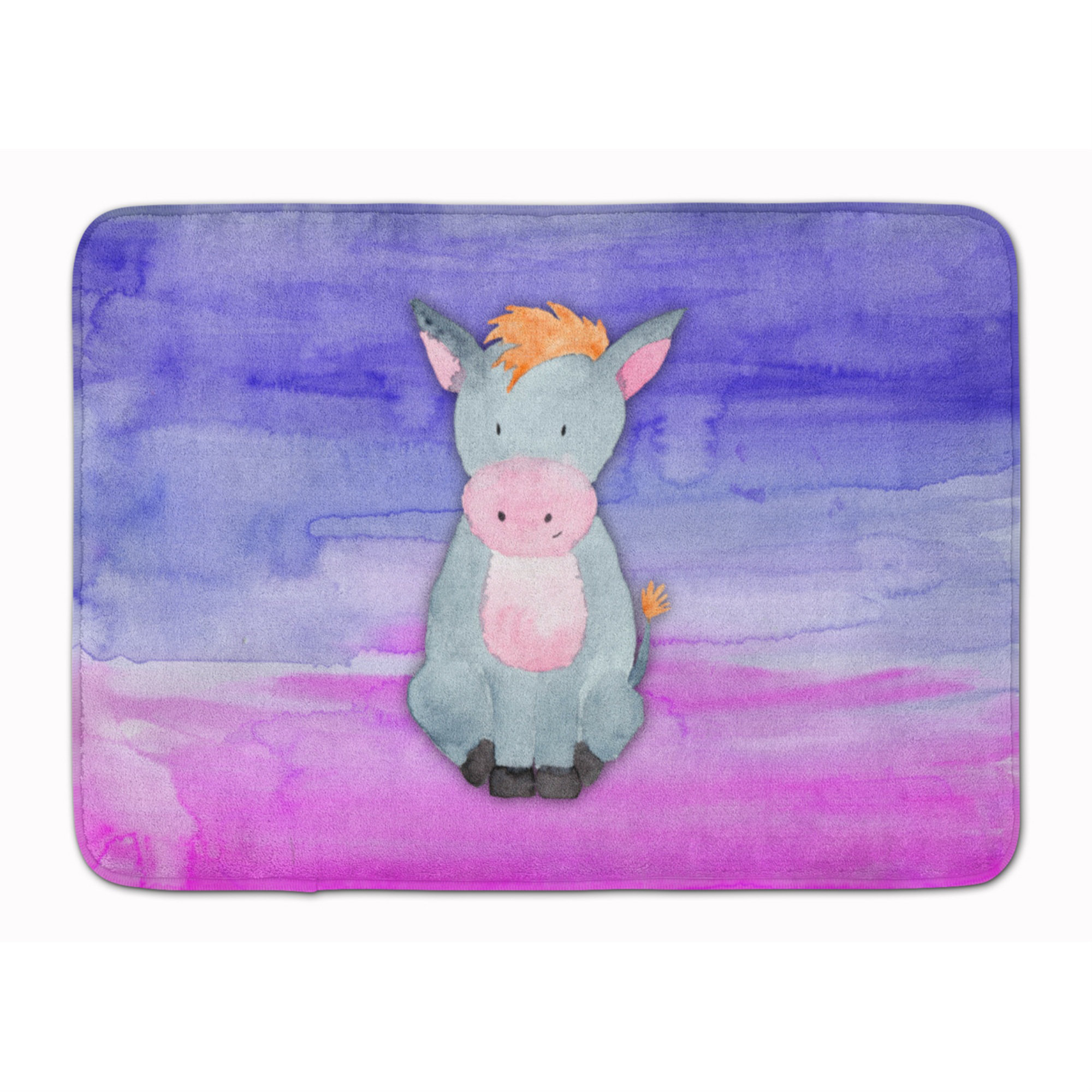 Harriet Bee Tapis pour salle de bain en mousse à mémoire donkeys ...