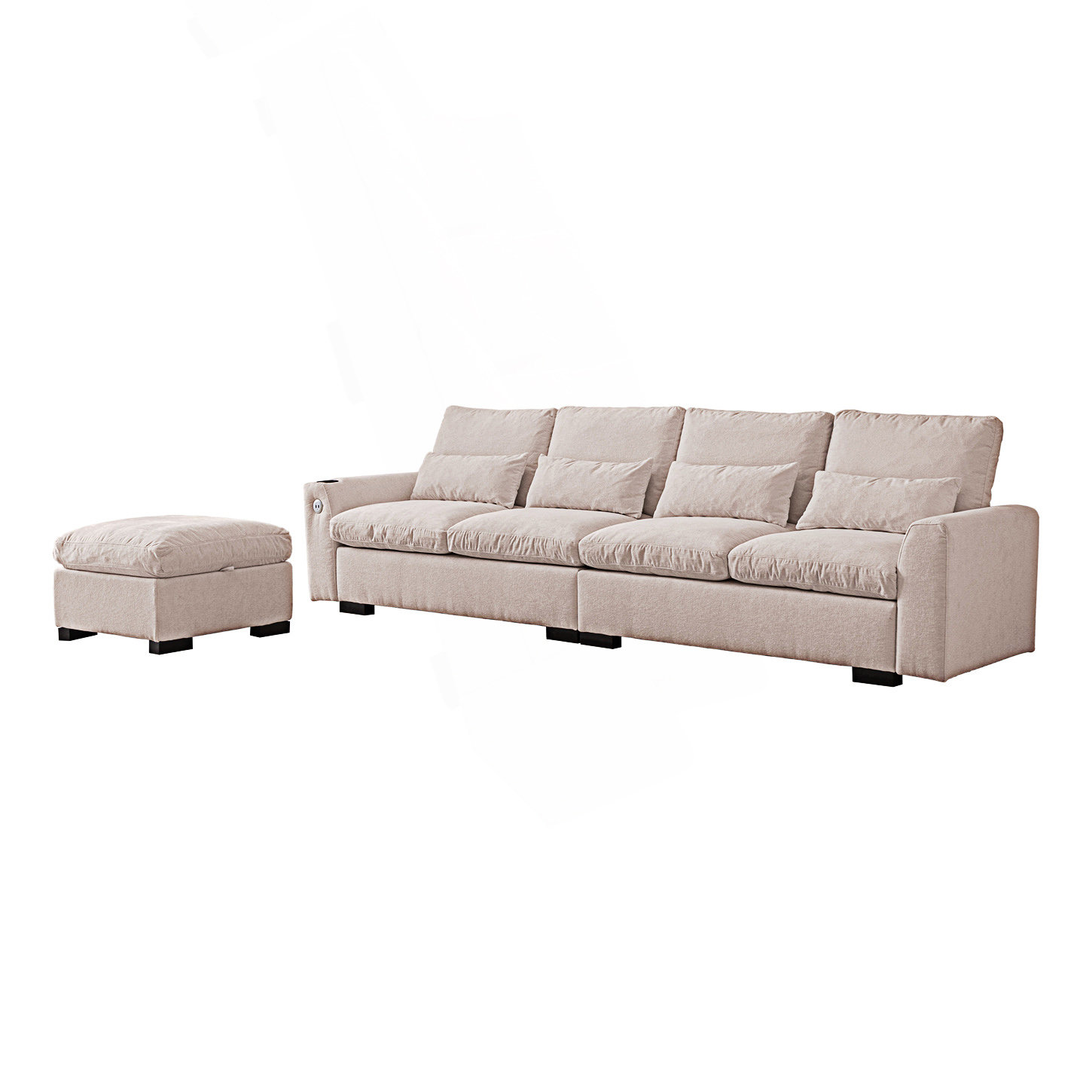 Latitude Run® Modern Modular L Shaped Sofa Couch With Reversible ...