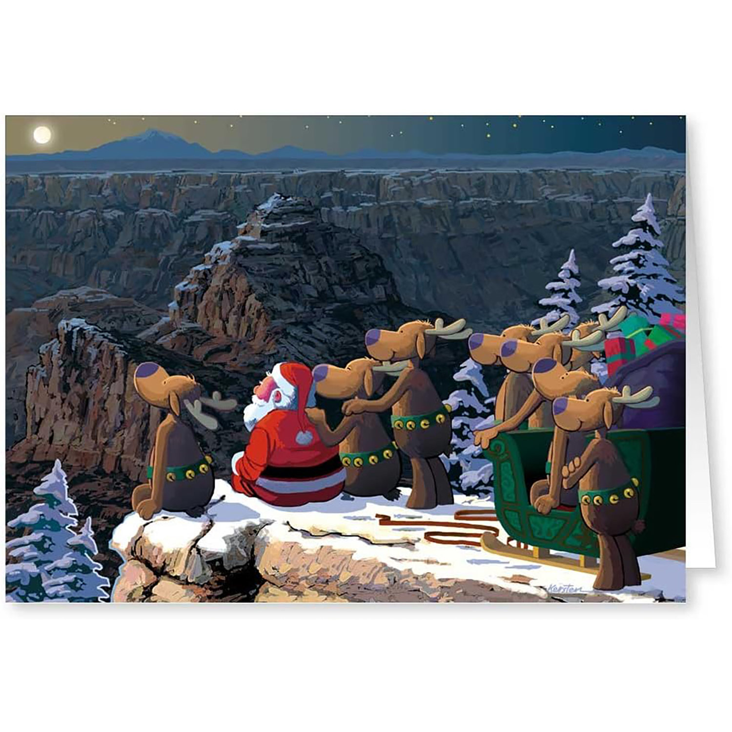The Holiday Aisle® - 18 Grand Canyon Christmas Cards & Envelopes ...