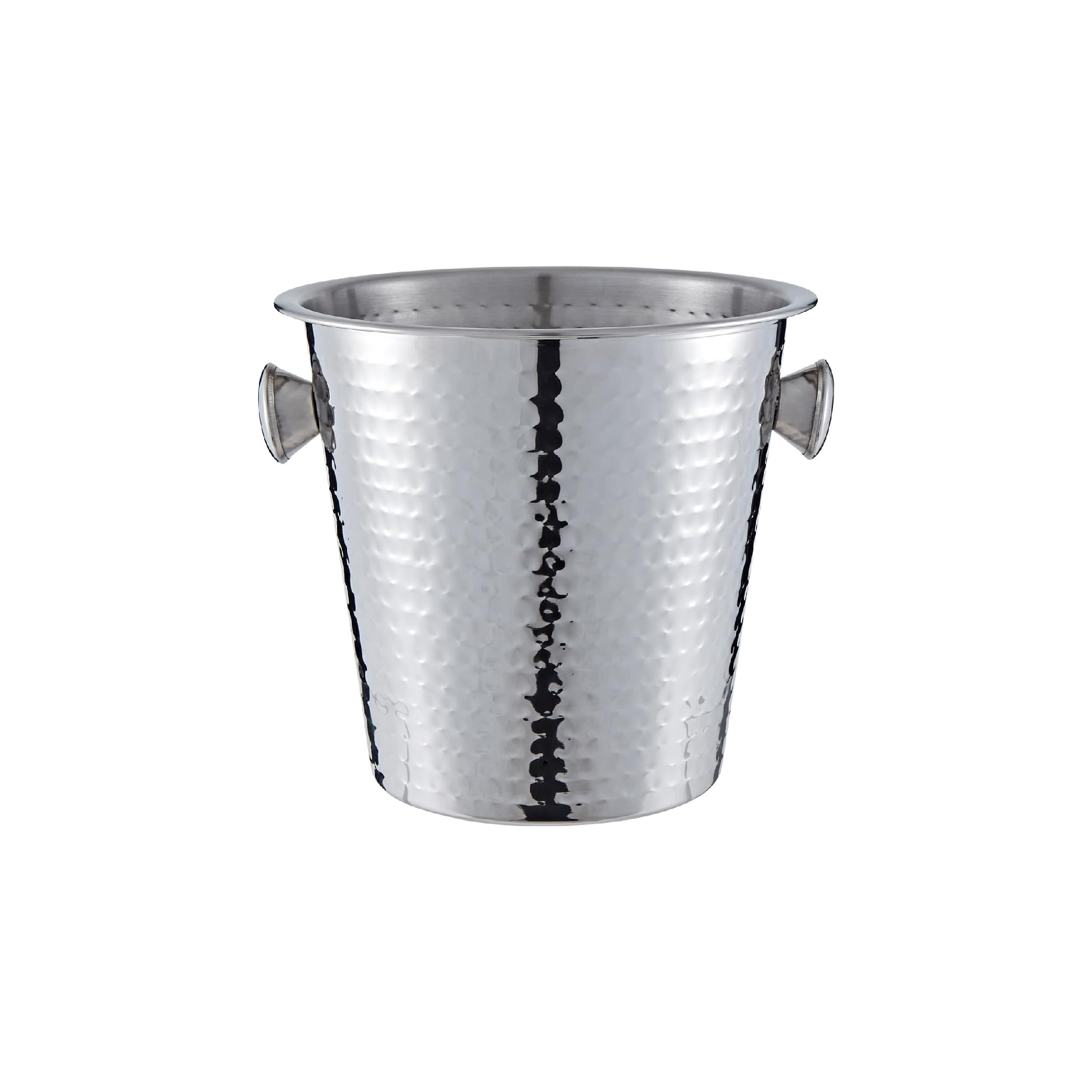 Buckingham Ice Bucket Stainless Steel Hammered Effect 21.5 cm , 4.8 ...