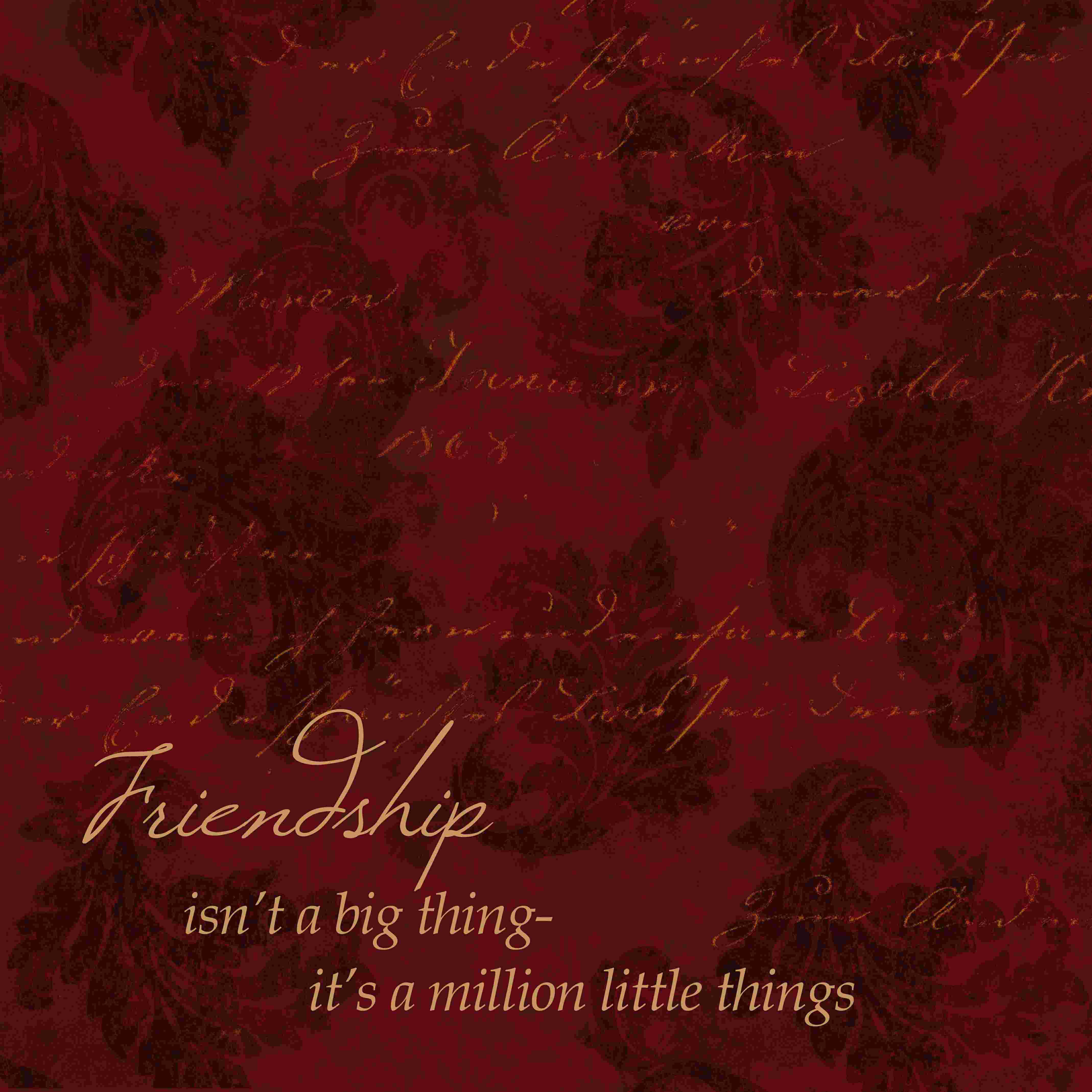 Winston Porter Friendship Things - Wrapped Canvas Print | Wayfair