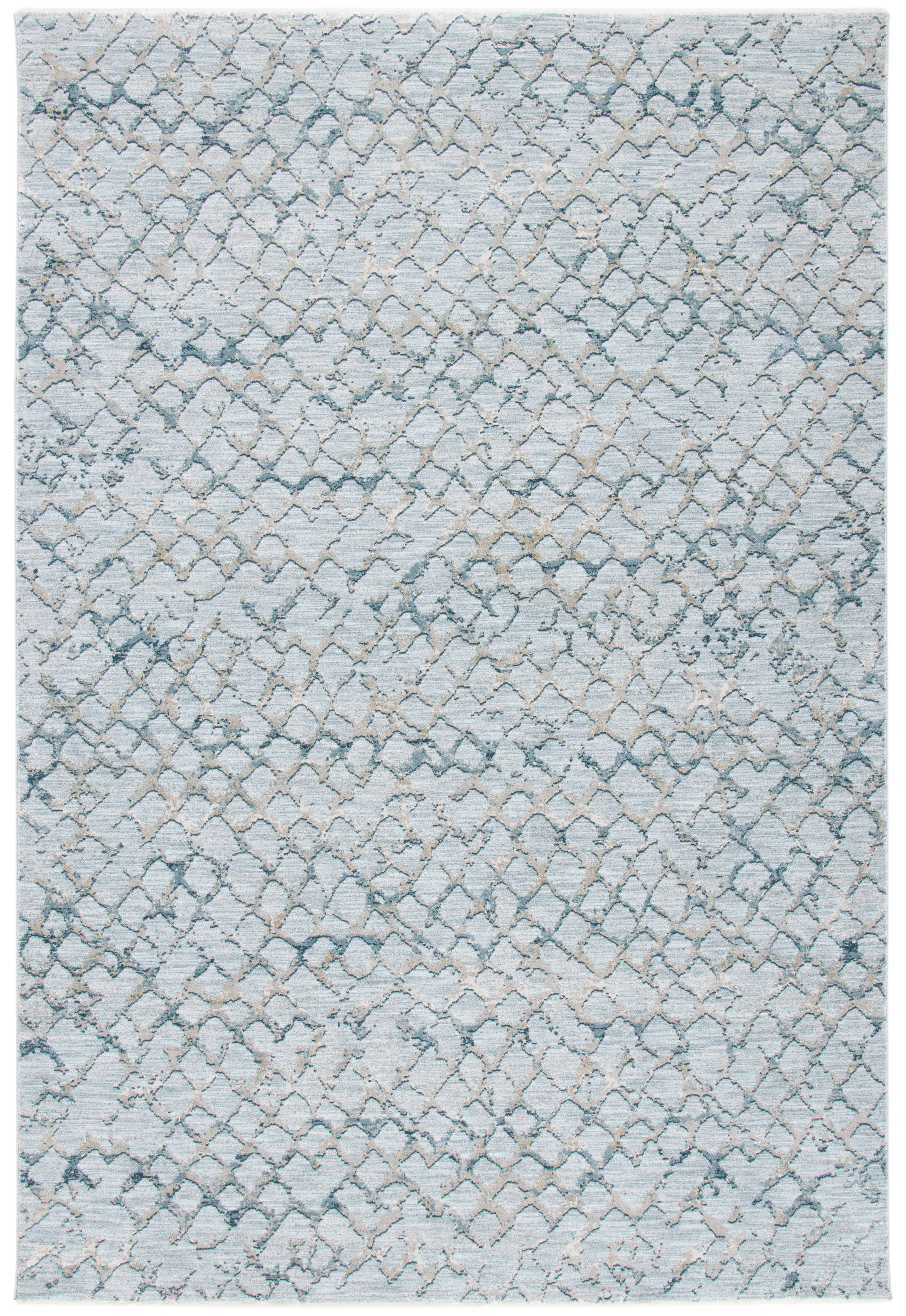 Hokku Designs Anycia Abstract Light Blue/Grey Area Rug - Wayfair Canada