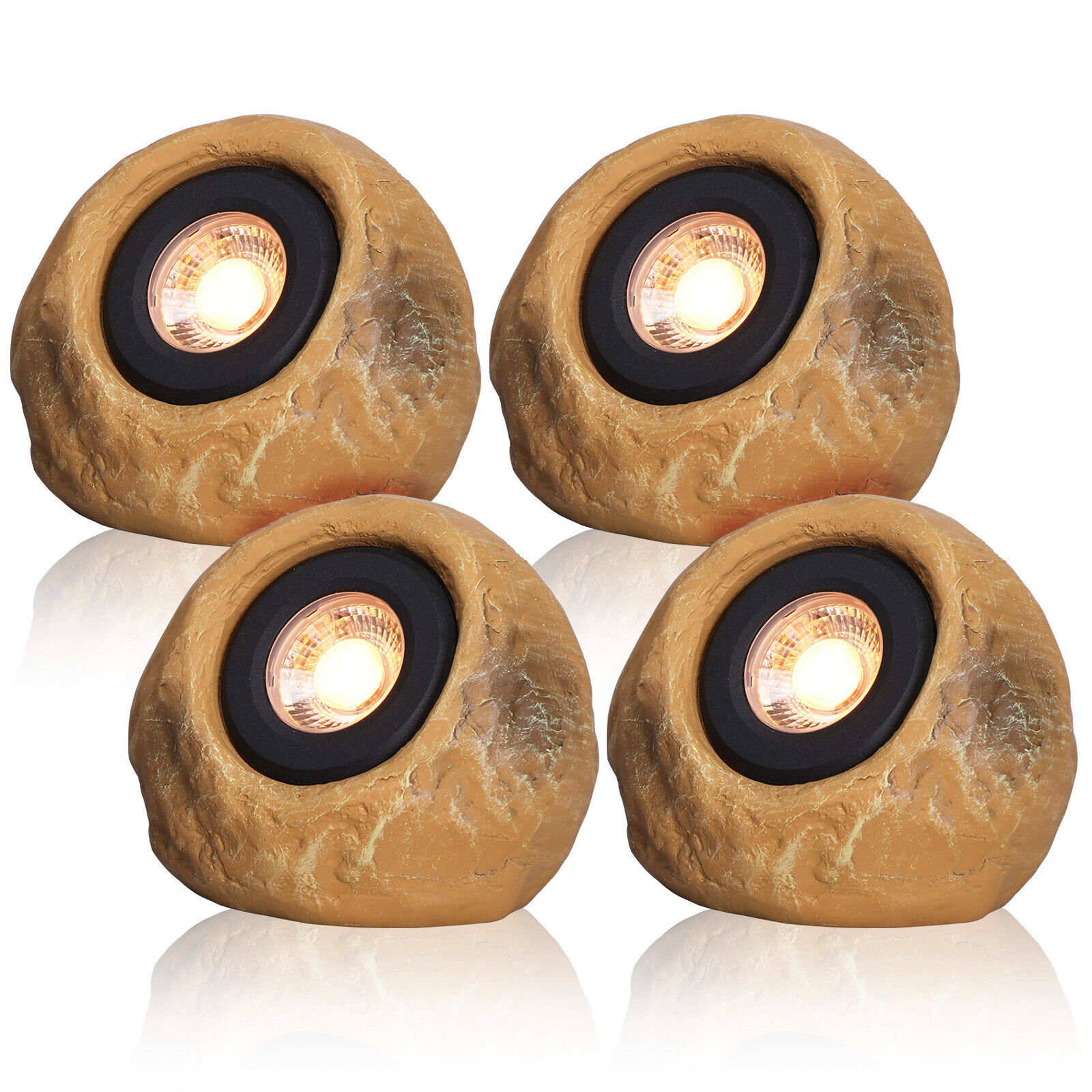 LEDVANS 5CCT LED Outdoor Rock Lights, 5W Low Voltage Landscape ...