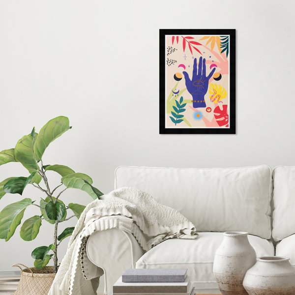 Dakota Fields Cosmic Hand - Picture Frame Graphic Art - Wayfair Canada