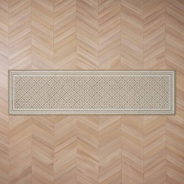 Laura Ashley Isla Two-Tone Machine Washable All Loop Tufted Rugs ...