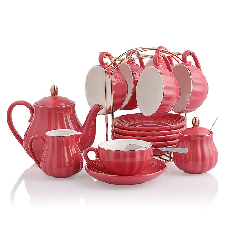 Mercer41 Breesha 0.8ml Solid Colour Teapot Set | Wayfair.co.uk