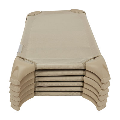 ECR4Kids Stackable Kiddie Cot, Standard Size, Classroom Furniture, 6 ...