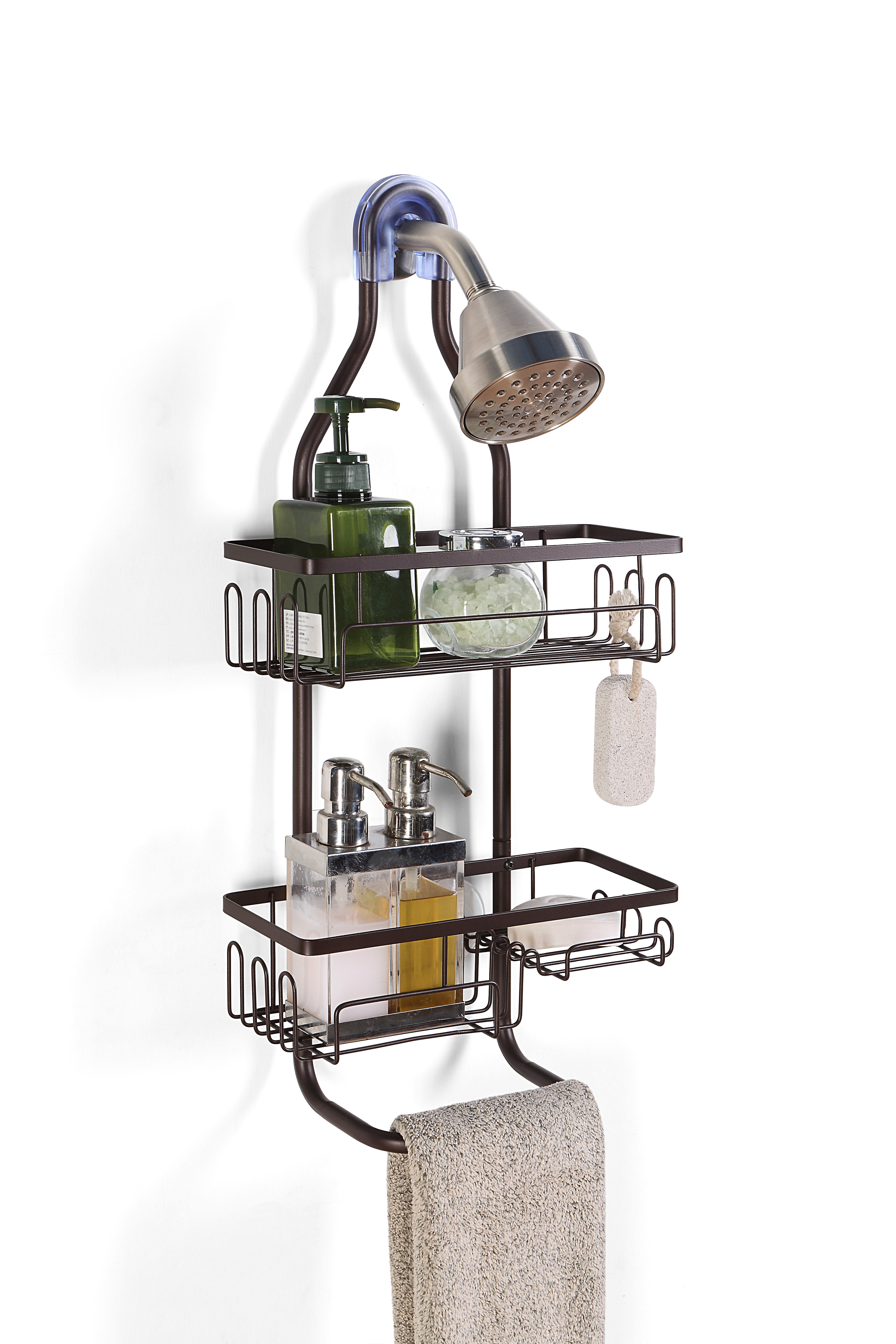 Rebrilliant Emmie-Leigh Sturdy Tubing Structure Bathroom Hanging Shower ...