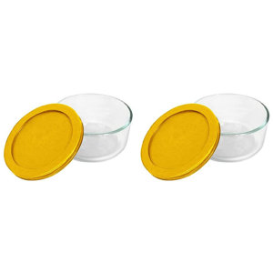 Pyrex 7200 Glass Bowls & 7200-PC Matching Lids | Wayfair