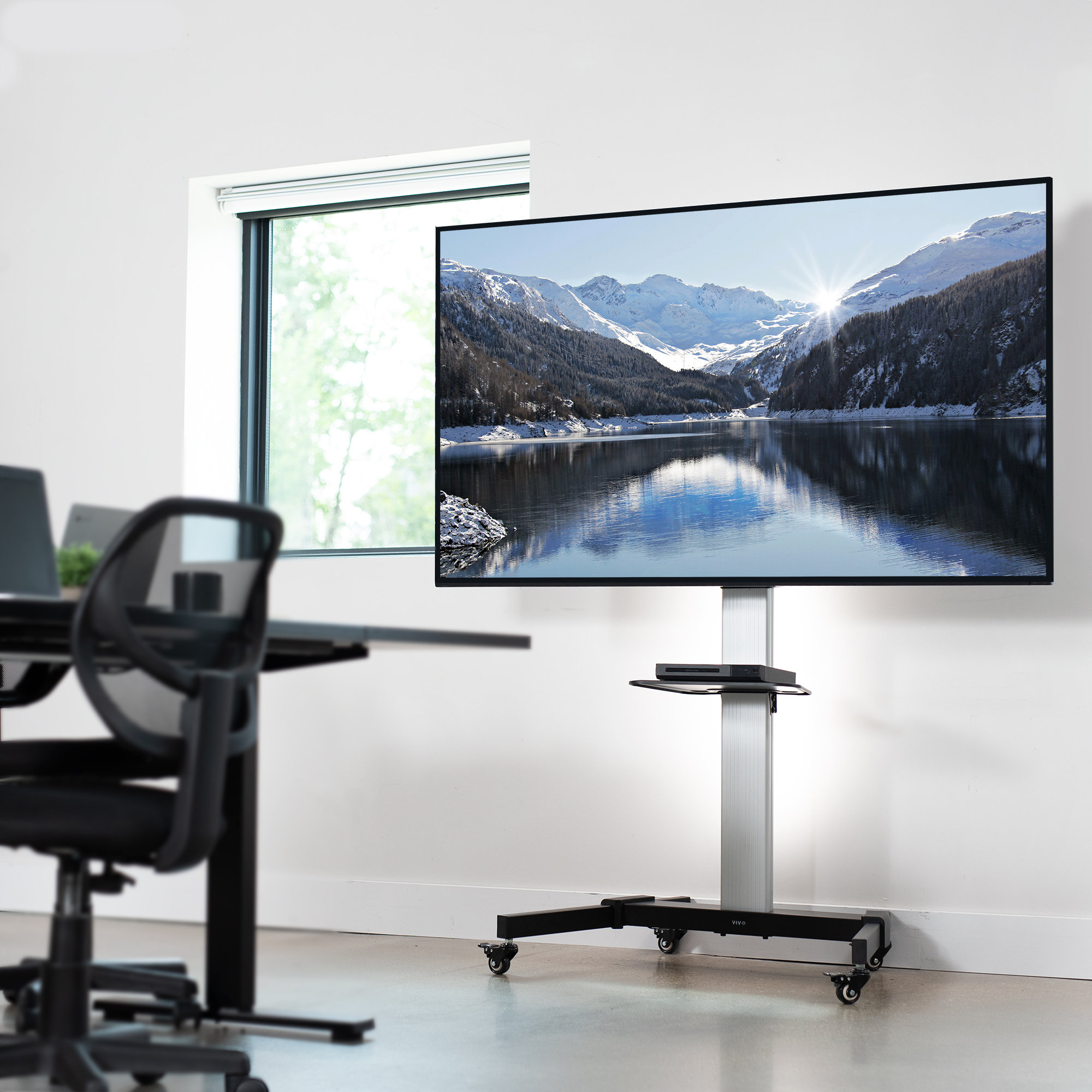 Vivo Heavy Duty TV Cart for 32" to 83" Screens, STAND-TV09 & Reviews ...