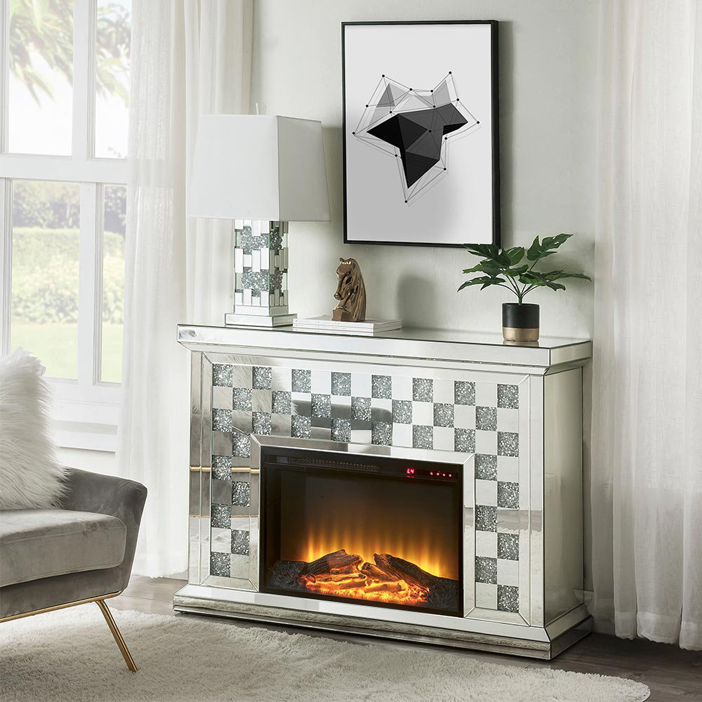 Everly Quinn Pernilla 48'' W Electric Fireplace - Wayfair Canada