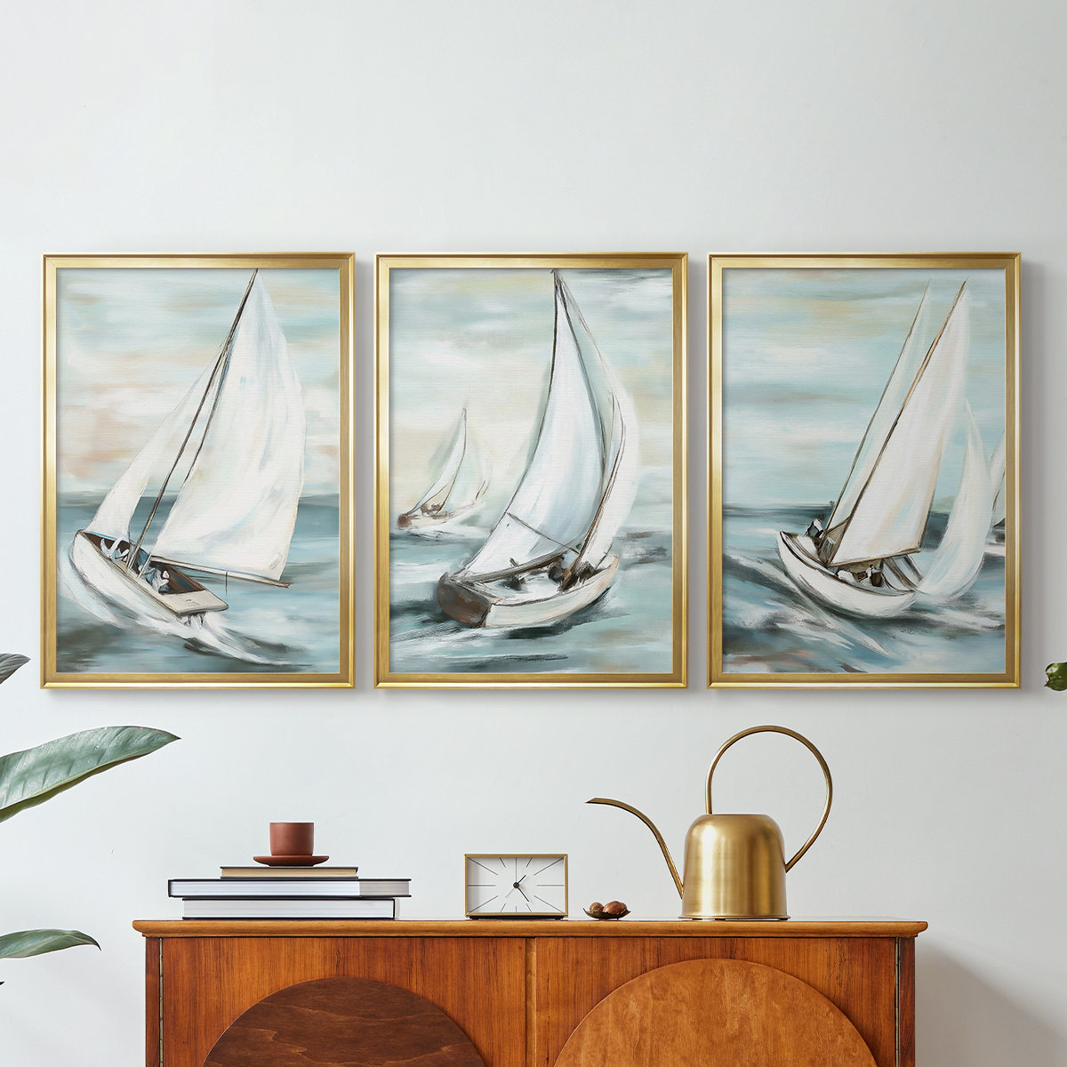 Longshore Tides NAUTICAL Series LIV -Custom Framed Wrapped Gallery ...