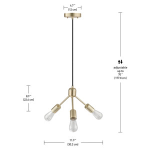 Novogratz 3 - Light Sputnik Sphere Chandelier & Reviews - Wayfair Canada