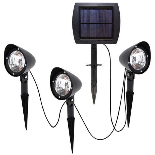 Touch of ECO Solar Powered LED Metal Flower Garden Stake Light ...