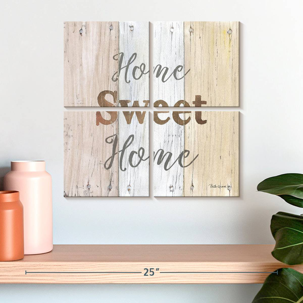 Gracie Oaks Farmhouse Home Sweet Home Wall Sign | Wayfair