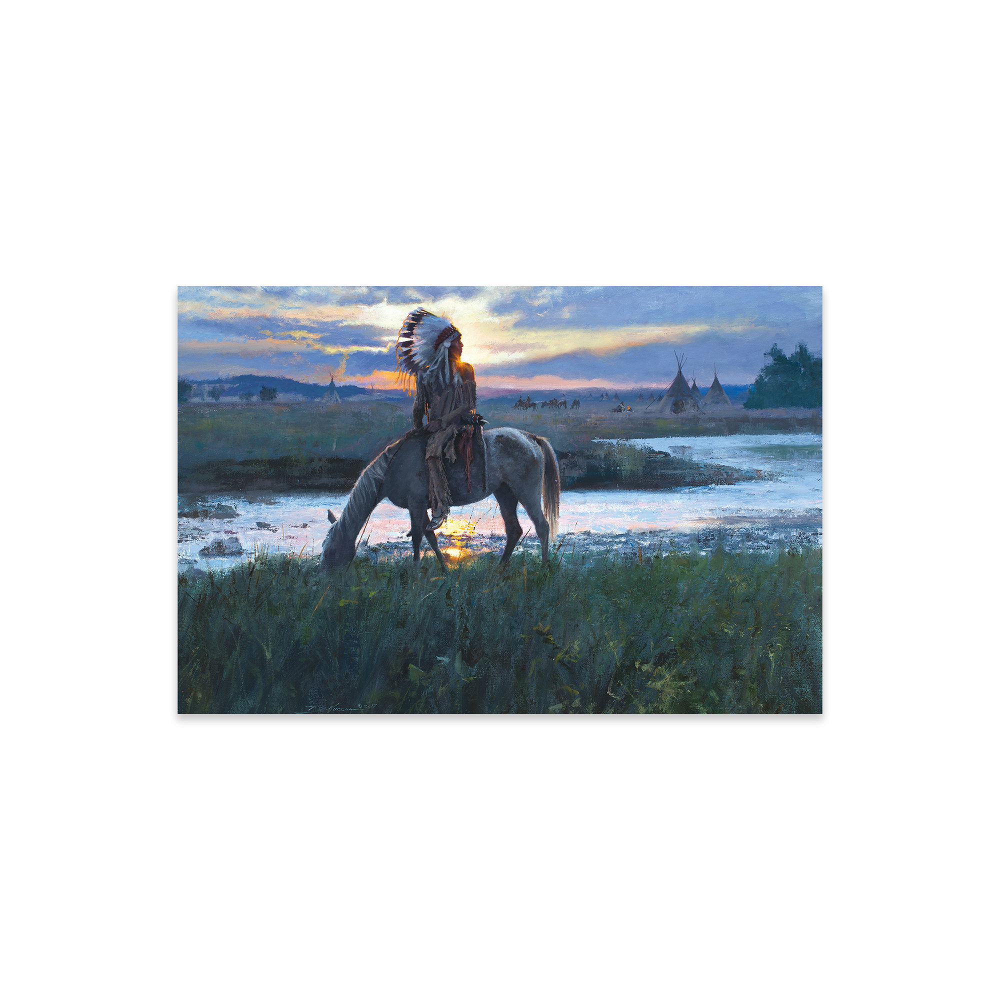 Union Rustic Summer Camp Sunrise On Plastic/Acrylic by David Edward ...