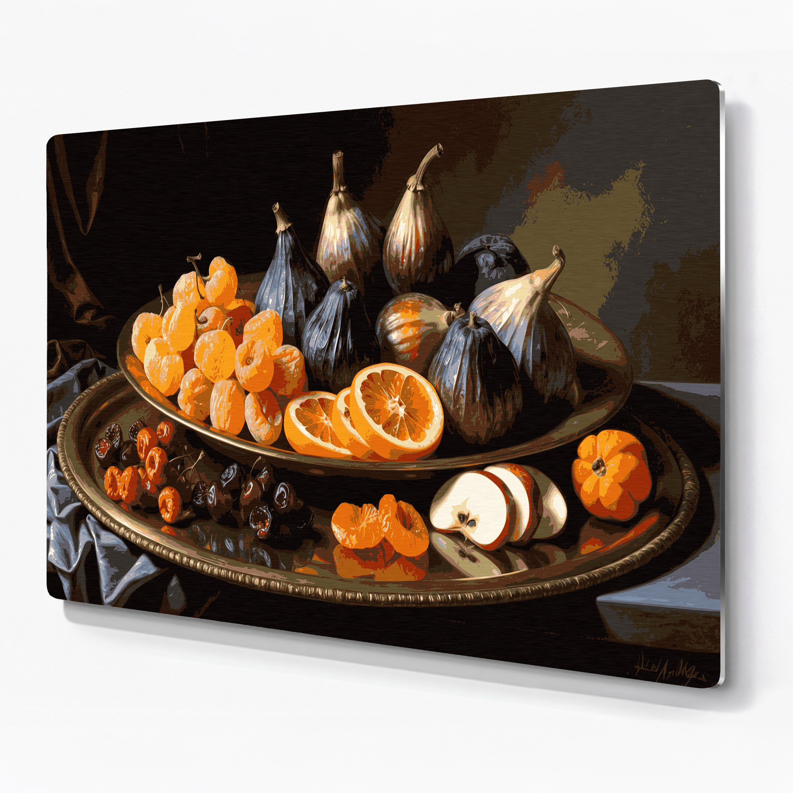 Ivy Bronx Desserts Dried fruit Brown Metal Wall Art - Wayfair Canada