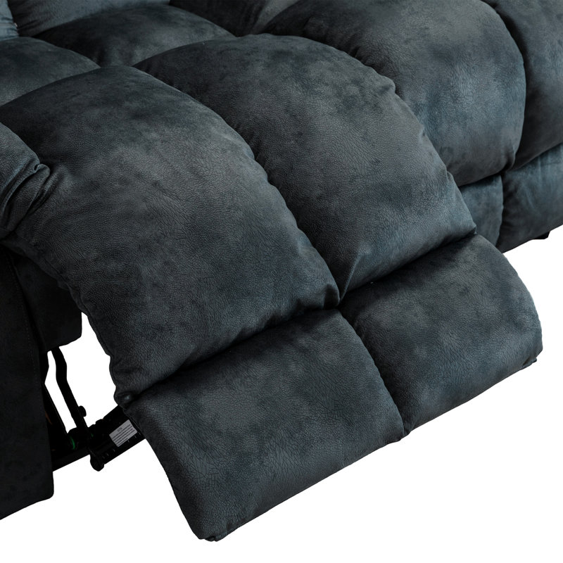 Red Barrel Studio® 3-Piece Modern and Overstuffed Soft Manual Reclining ...