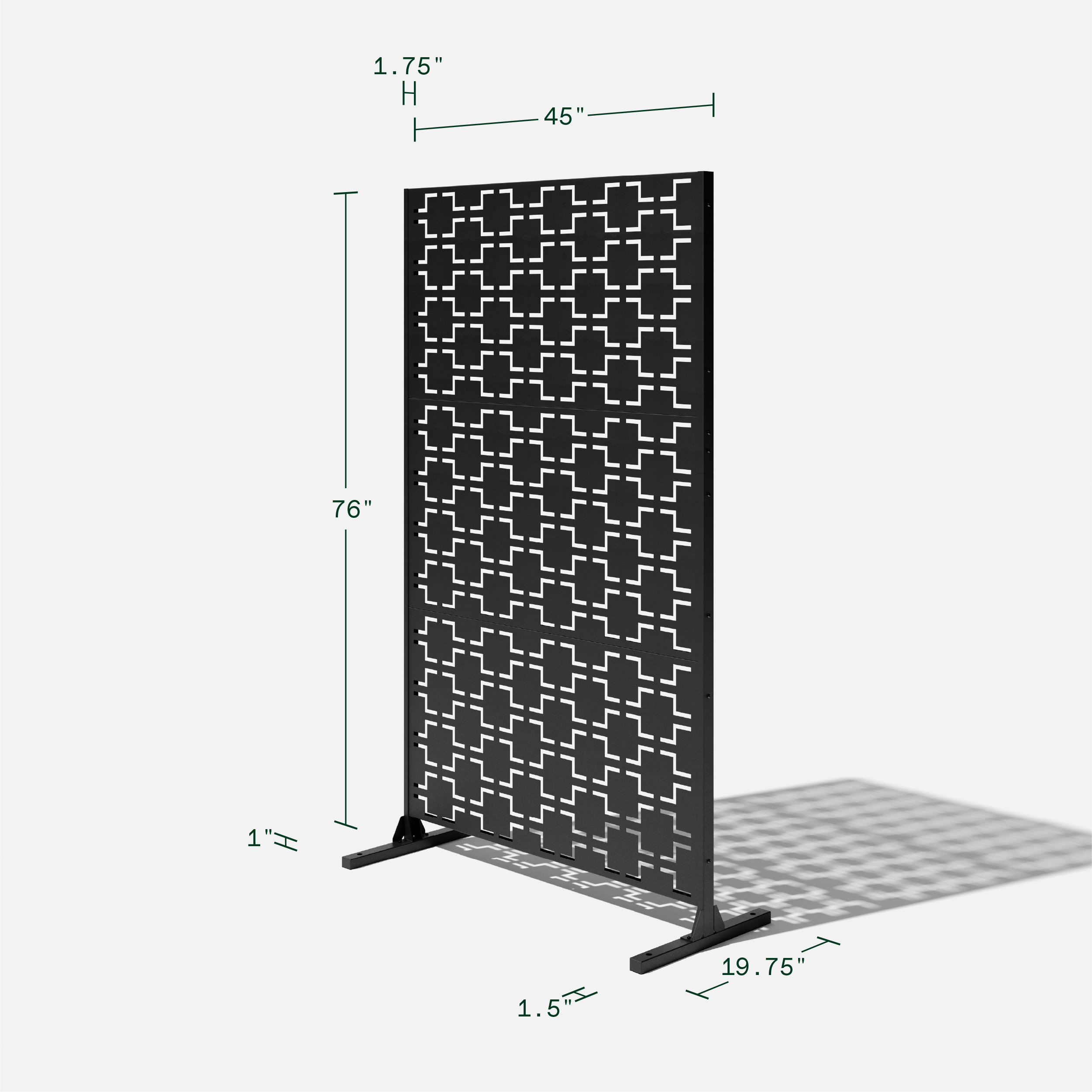Veradek Screen Series Black Plastic Quadra Pattern Screen Set & Reviews ...