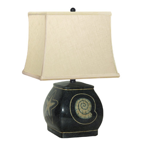 JB Hirsch Home Decor Quad Vase Shell Hand Painted Porcelain 16" Table ...