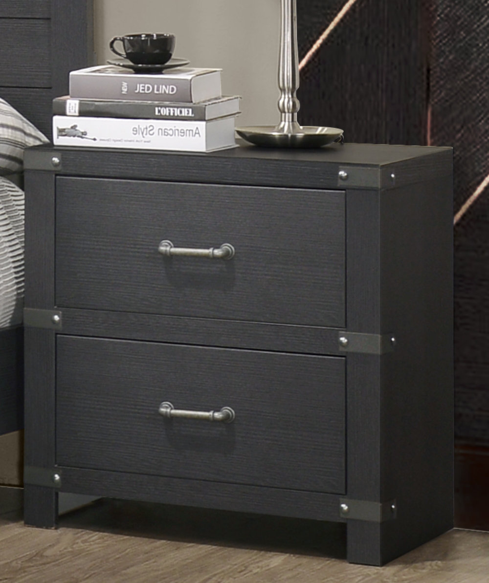 Trent Austin Design Delana 2 - Drawer Nightstand in Grey & Reviews ...