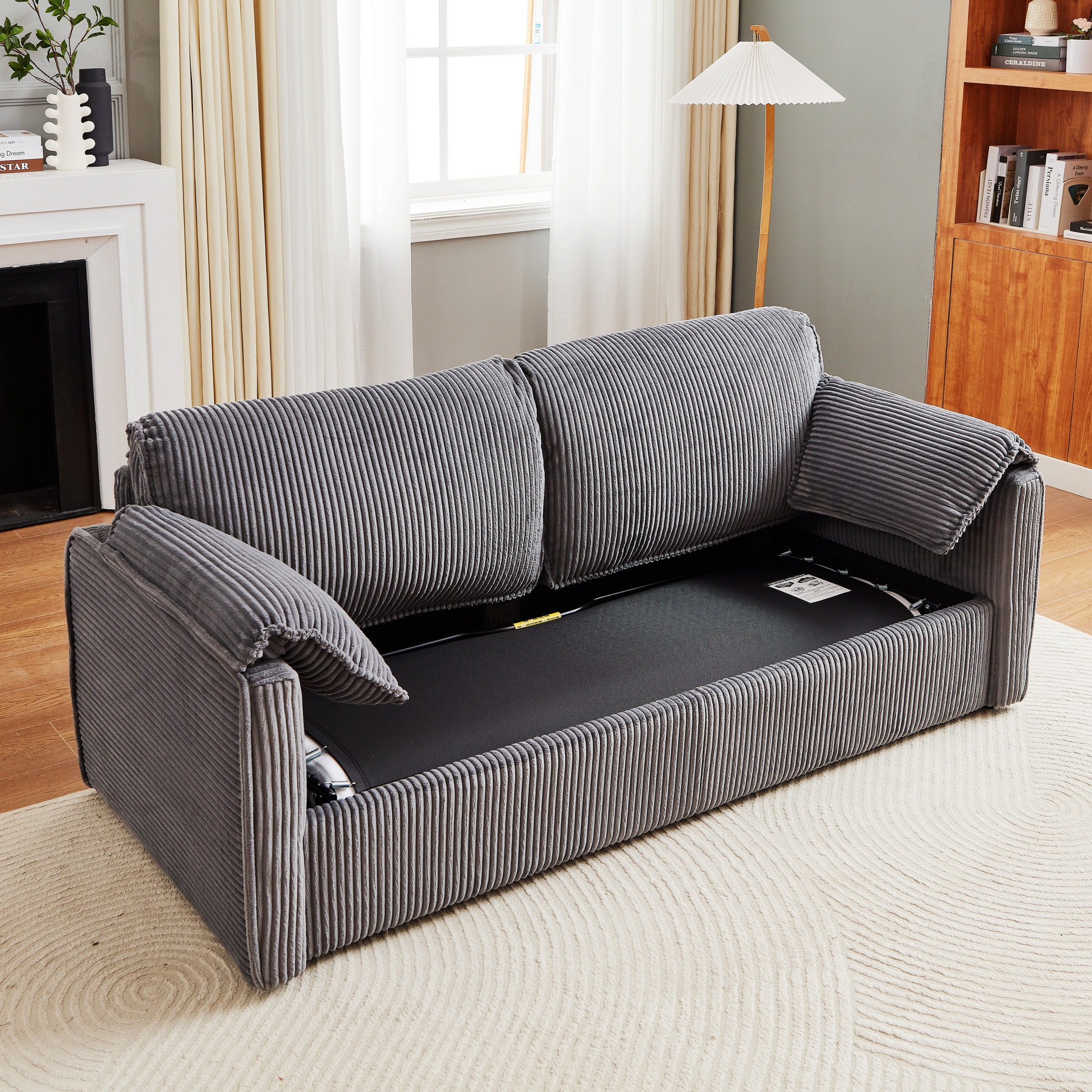 Hokku Designs Luxury Sleeper Sofa Bed with Soft Cushion - Ultimate ...