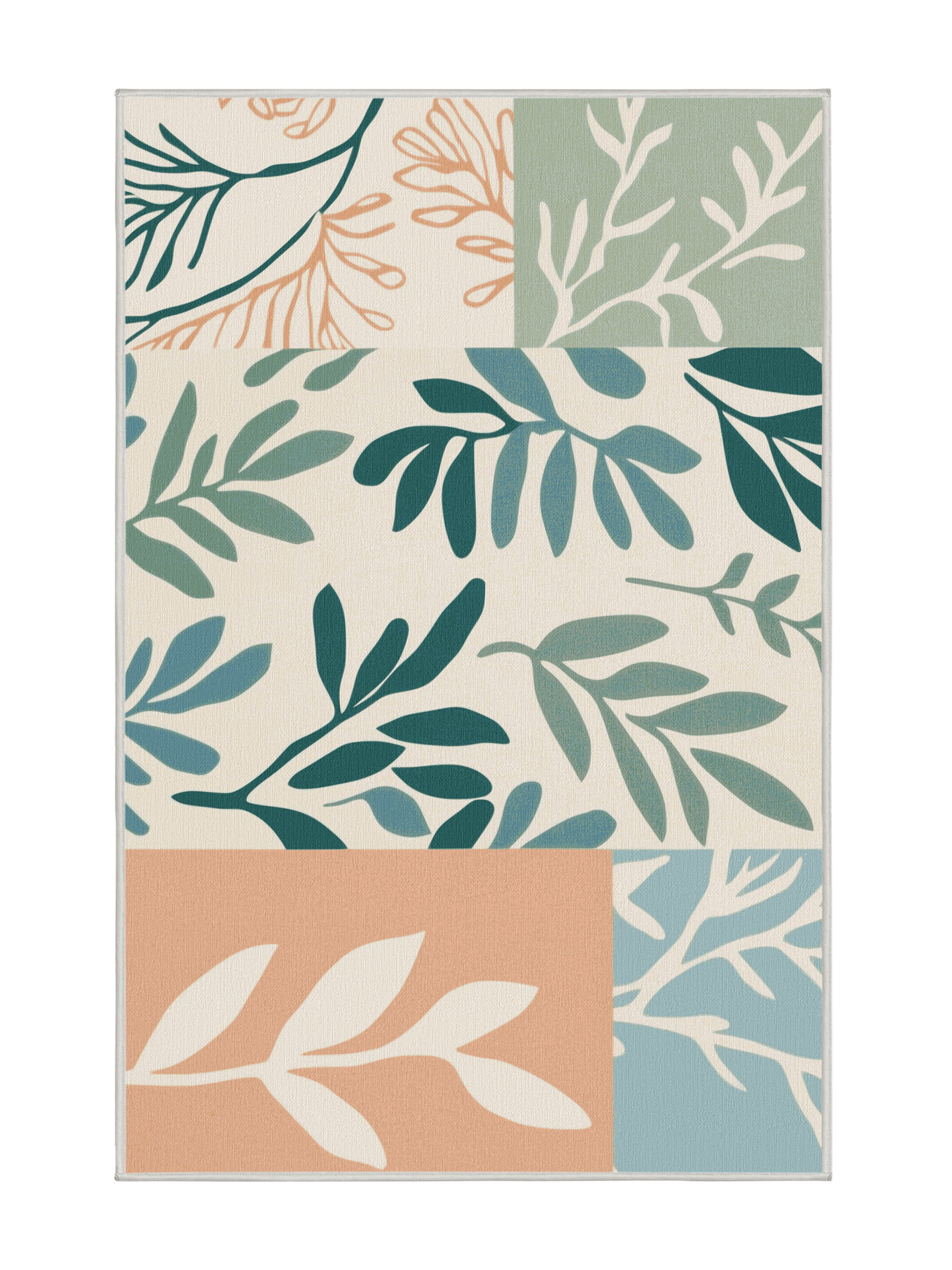 East Urban Home Tranquil Vines Rug | Wayfair