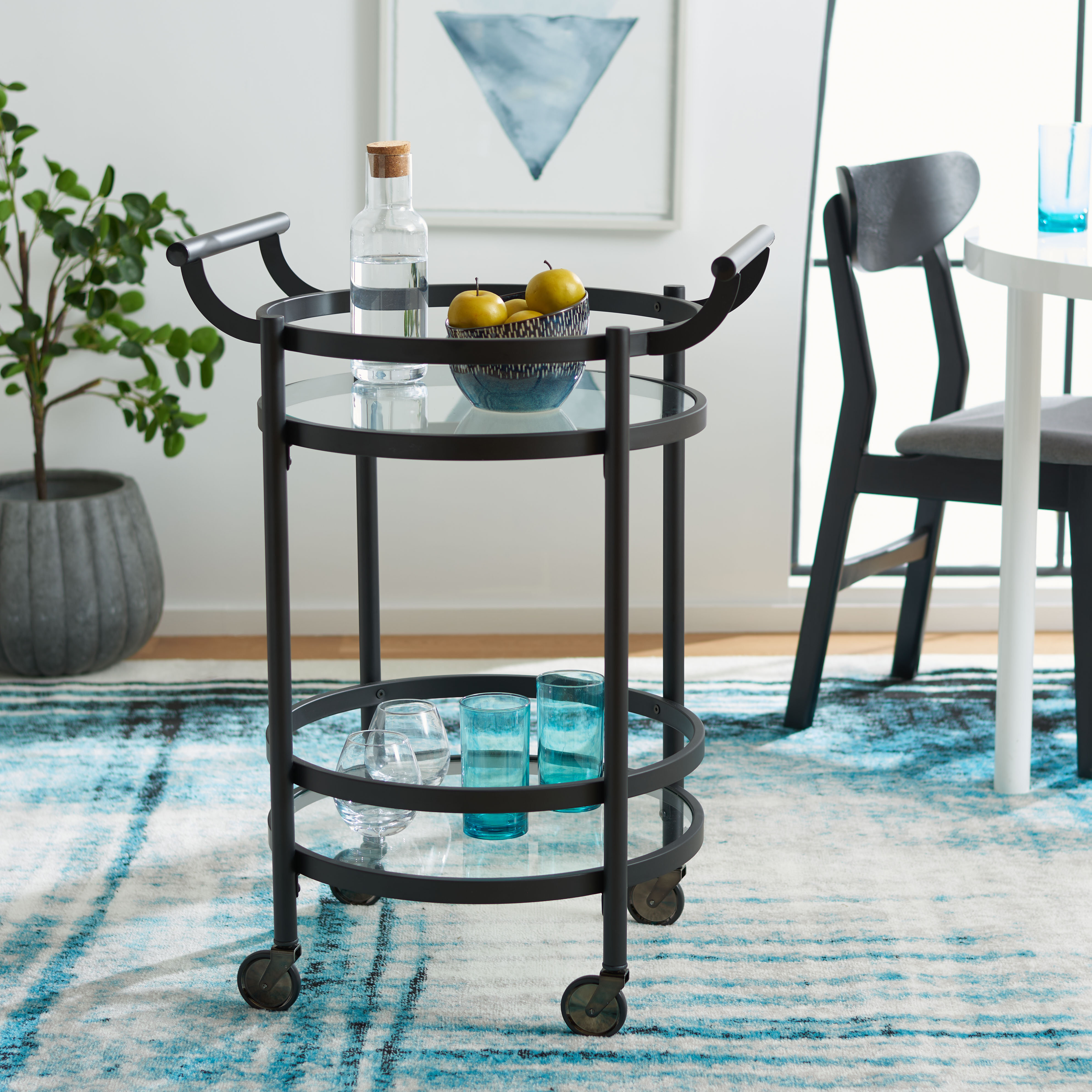 Wrought Studio™ Hendrum Bar Cart & Reviews | Wayfair
