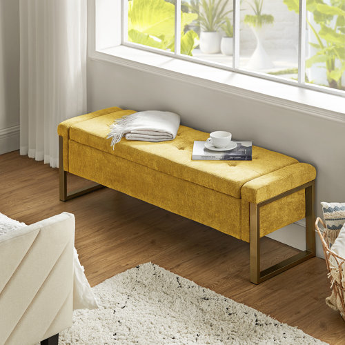 Beige Upholstered Benches You'll Love | Wayfair