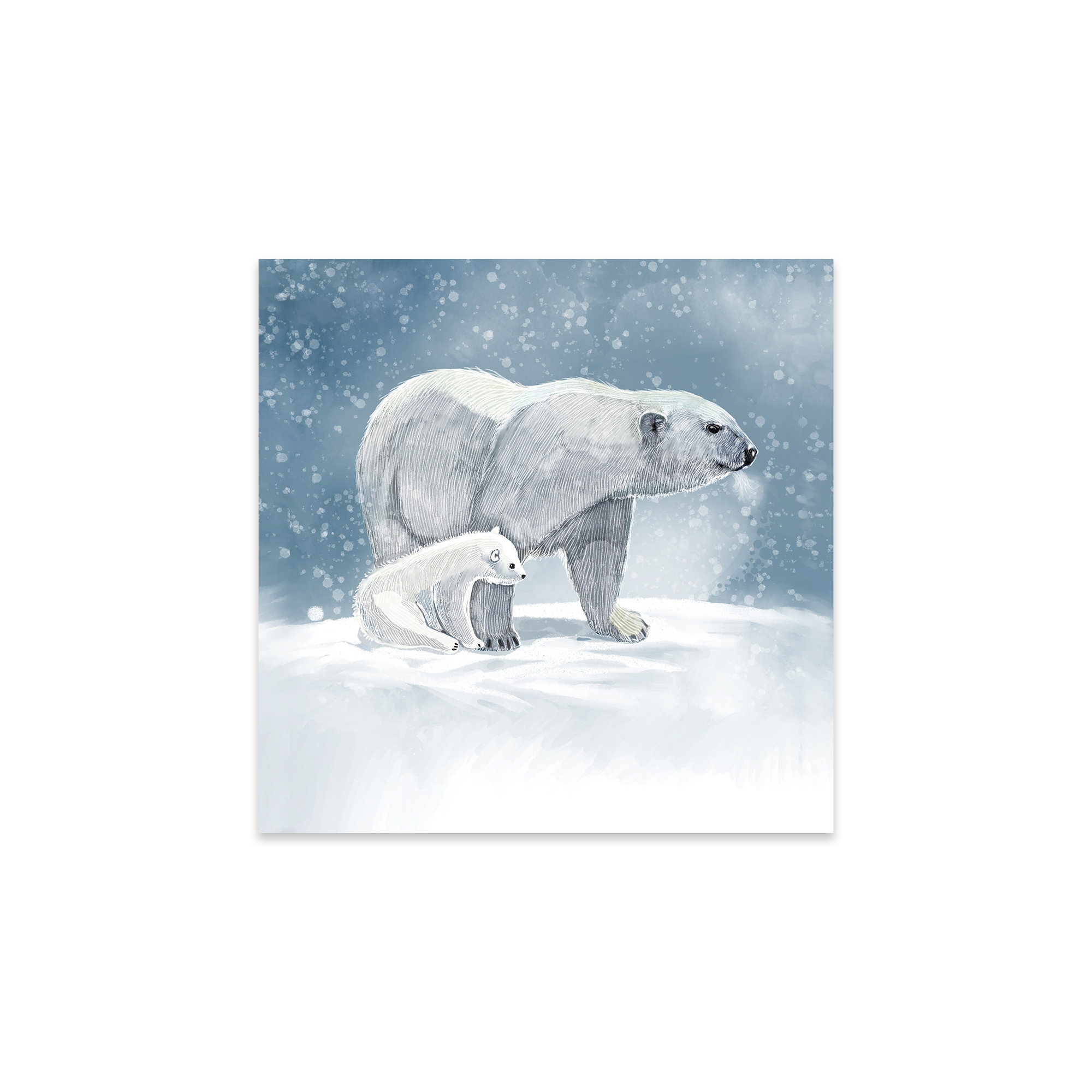 Bungalow Rose Polar Bear Study On Plastic/Acrylic by Thomas Little ...
