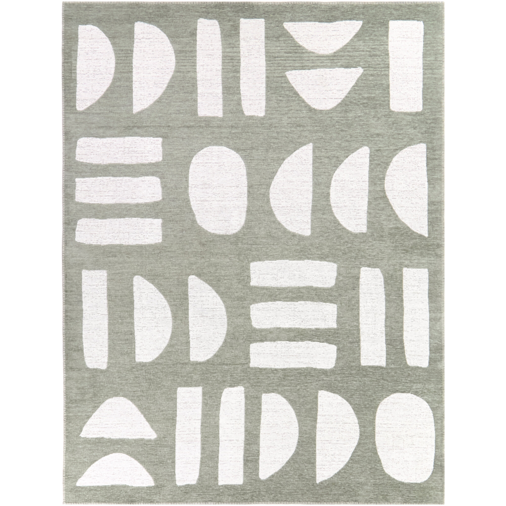 Corrigan Studio Tobin Green Modern Geometric Area Rug - Wayfair Canada