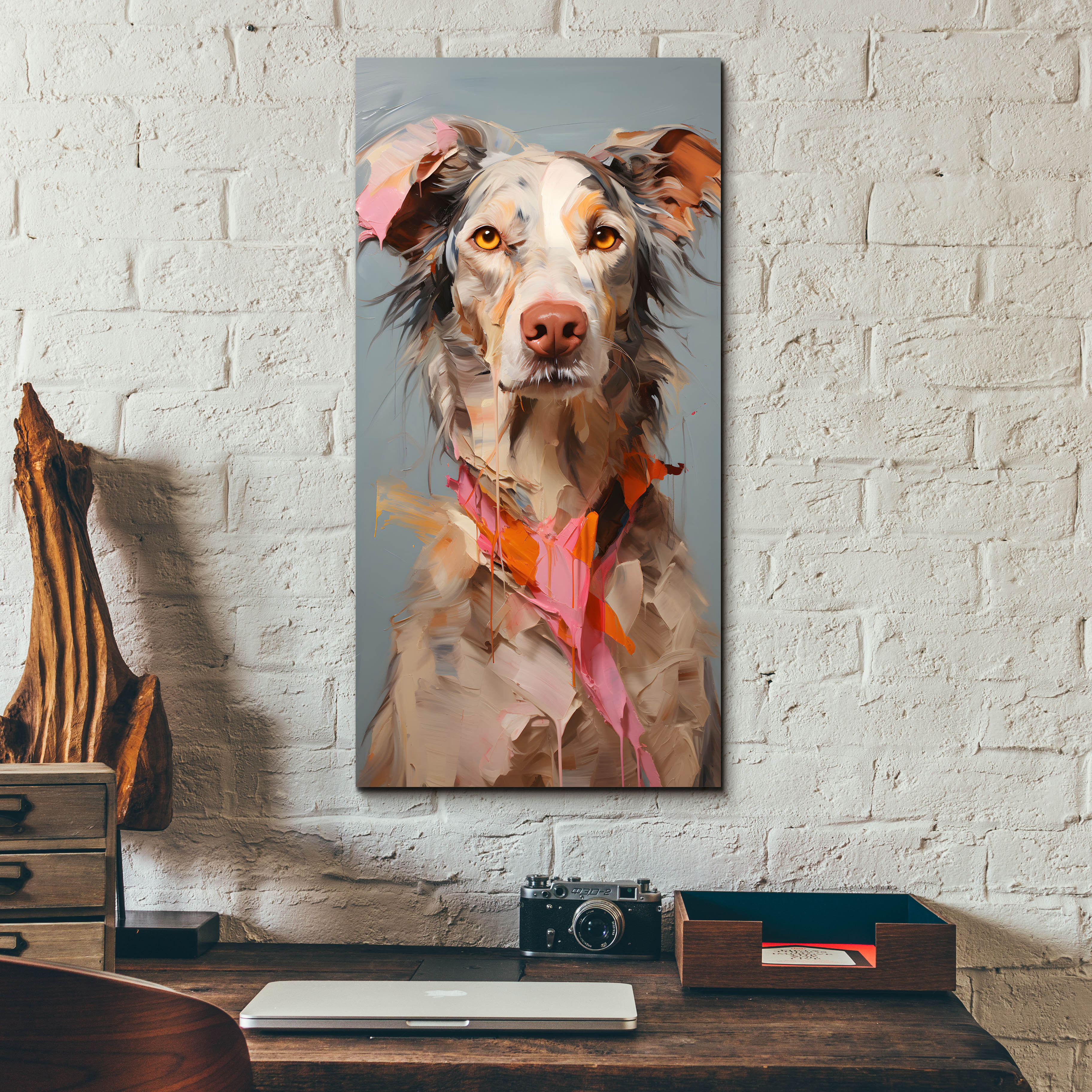 Lark Manor™ 'Scarf 2' by Sean Parnell Acrylic Glass Wall Art, 12" x 24 ...