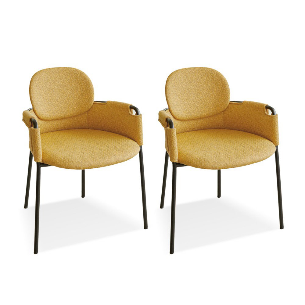 One Allium Way 29.13" Solid back arm Chair(Set of 2) - Wayfair Canada