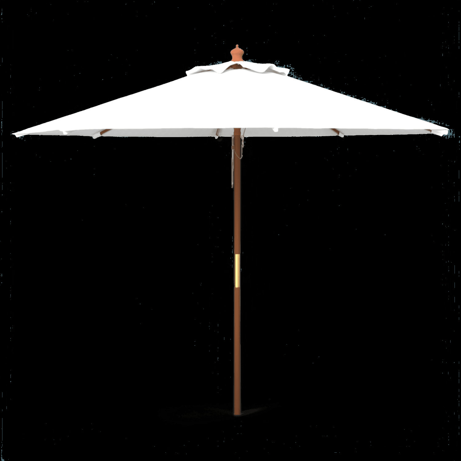Ivy Bronx Aurella Umbrella Off White 11 Ft. | Wayfair