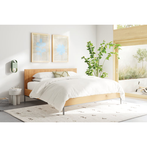 AllModern Pia Modern & Contemporary Linen Duvet Cover Set & Reviews ...