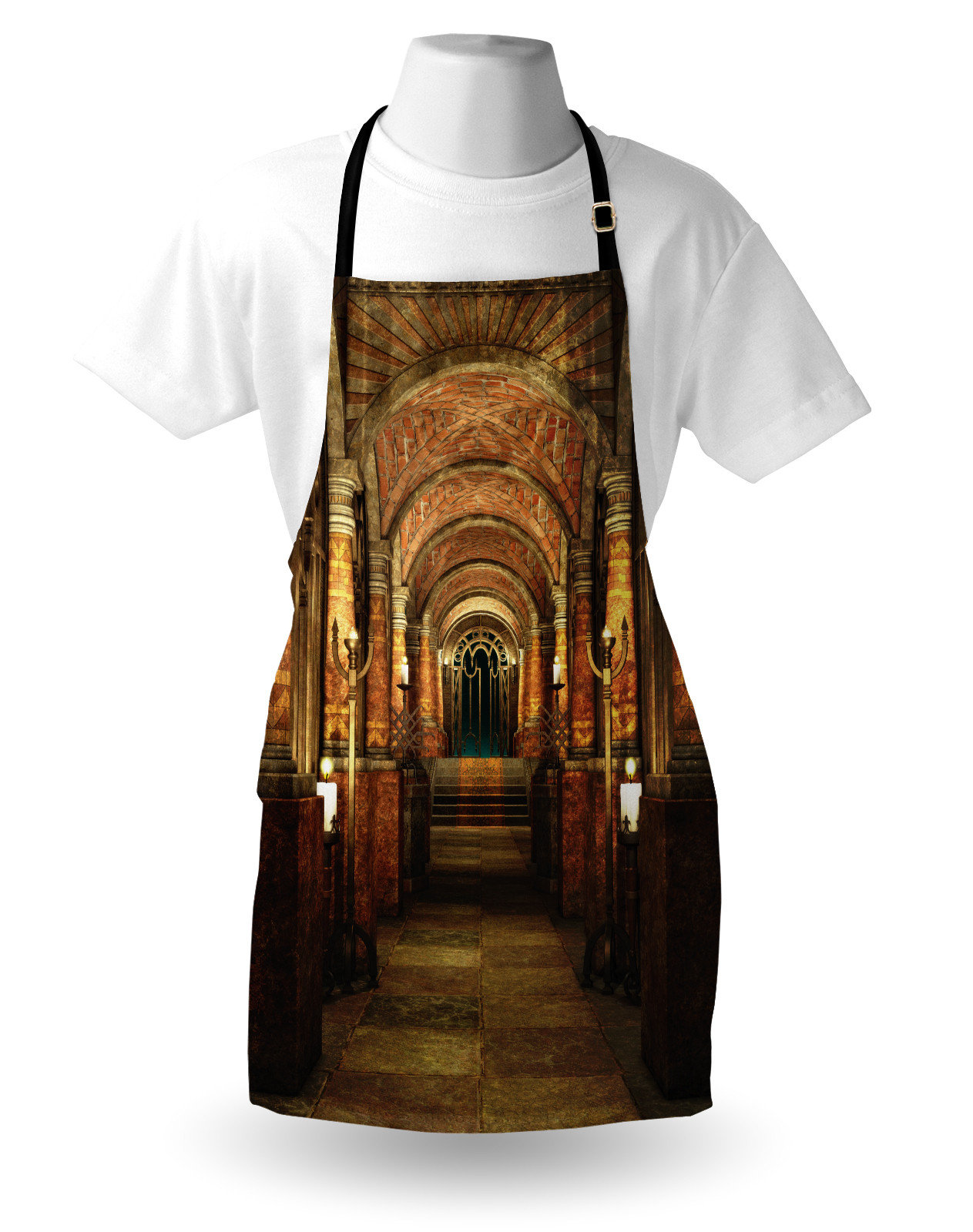East Urban Home Gothic Apron Unisex, Secret Passage Medieval, Adult ...