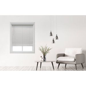 Symple Stuff 2.5 " Room Darkening Cordless Faux Wood Blind & Reviews ...