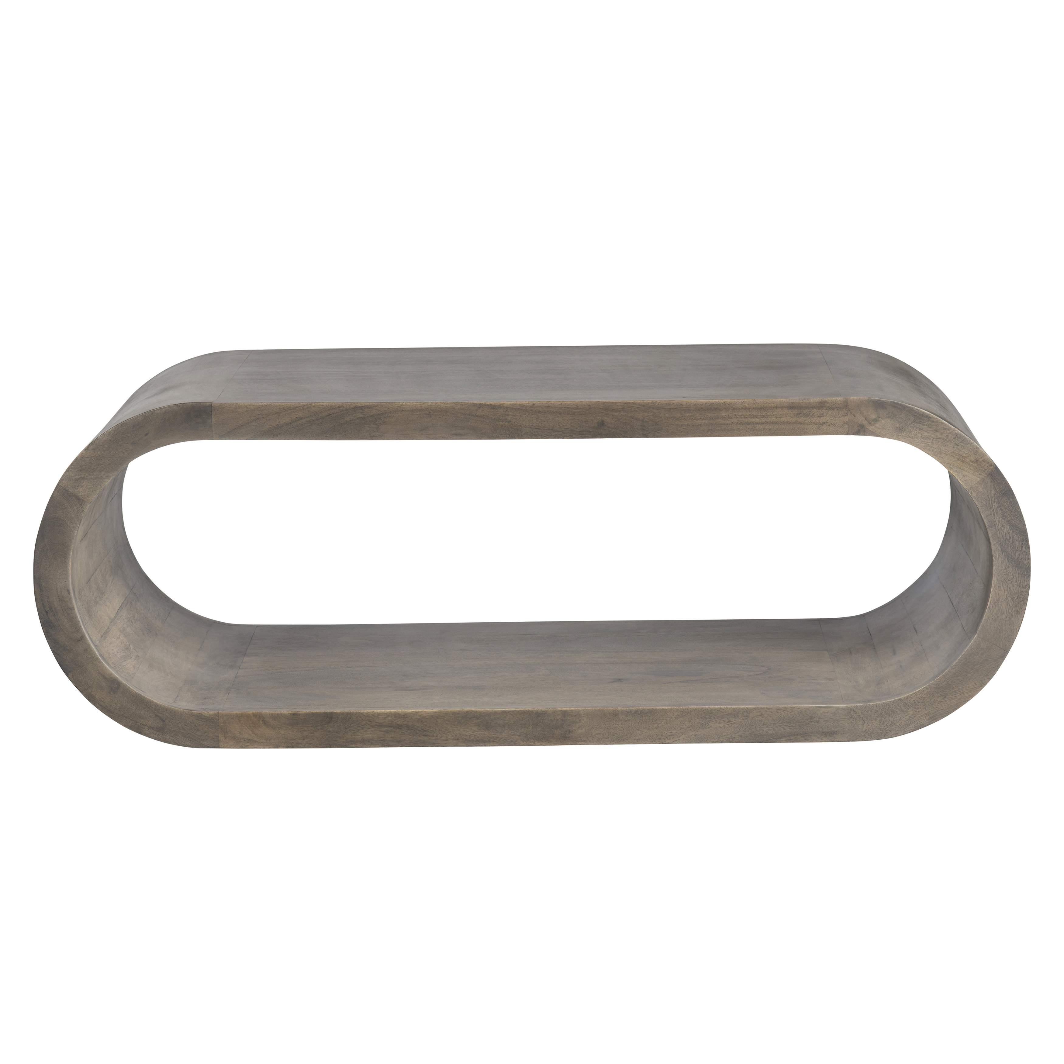 Loon Peak® Contino Solid Wood Floor Shelf Coffee Table & Reviews | Wayfair