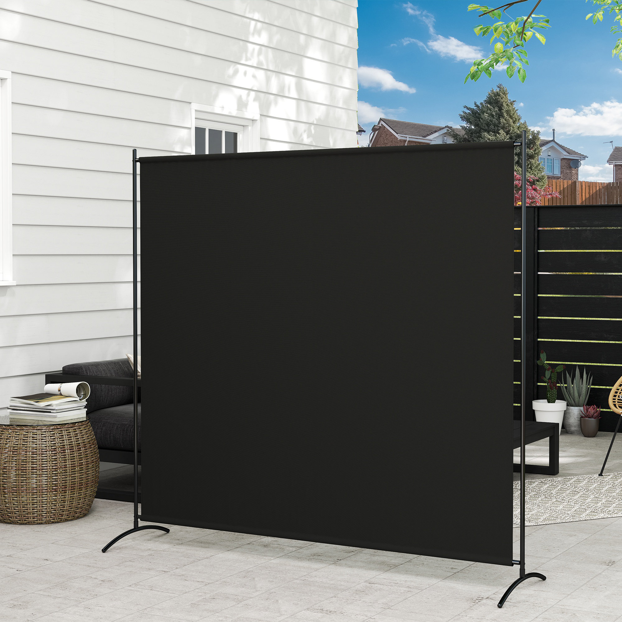 Outsunny Single Panel Privacy Screen, UV30+ Room Divider - Wayfair Canada