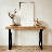 Ashford Blake Solid Oak Console Entrance Table - U Legs | Wayfair.co.uk