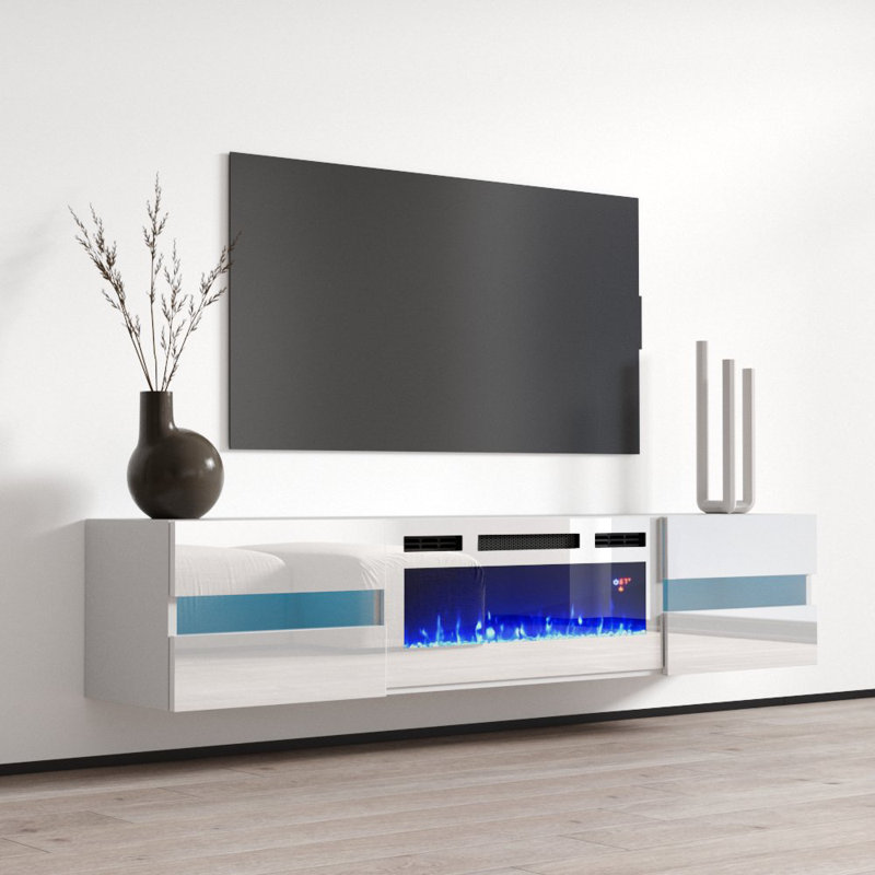 Orren Ellis Rameesa 72'' Media Console & Reviews | Wayfair
