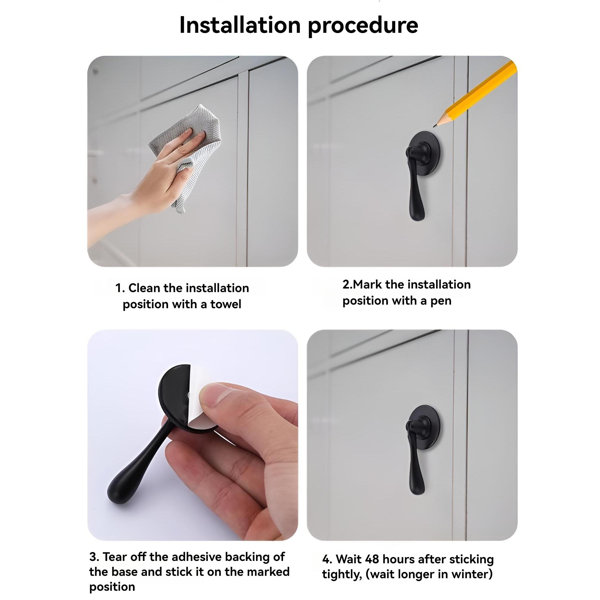 Infinitee Green Adhesive Handle, Sliding Door Handle | Wayfair