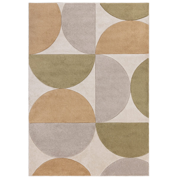 Corrigan Studio Louroukina Geometric Beige/Pastel Area Rug | Wayfair.co.uk
