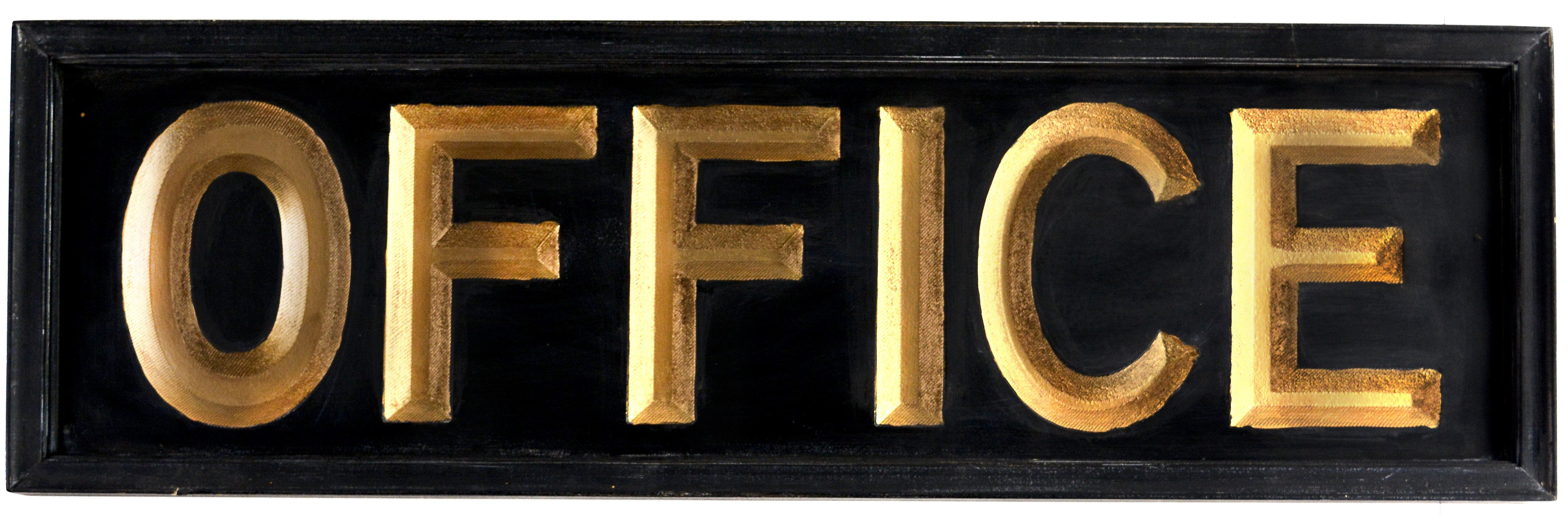 Williston Forge Wooden Office Sign Wall Décor | Wayfair