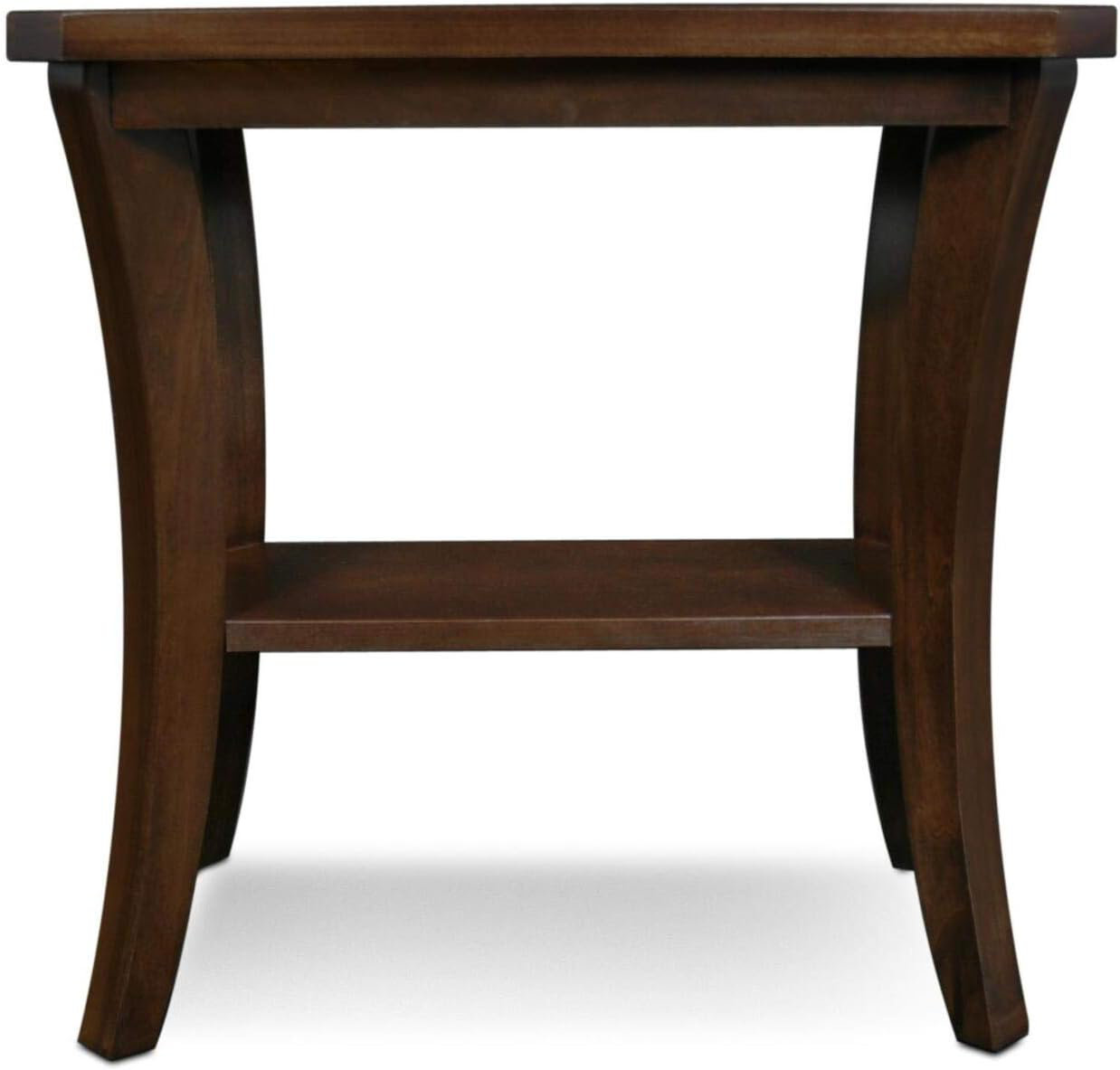 Red Barrel Studio® Narrow Solid Wood End Table With Display Shelf ...