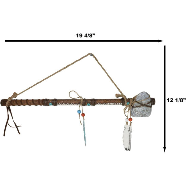 Foundry Select Native American Sioux Indian Tribal Warrior Faux ...