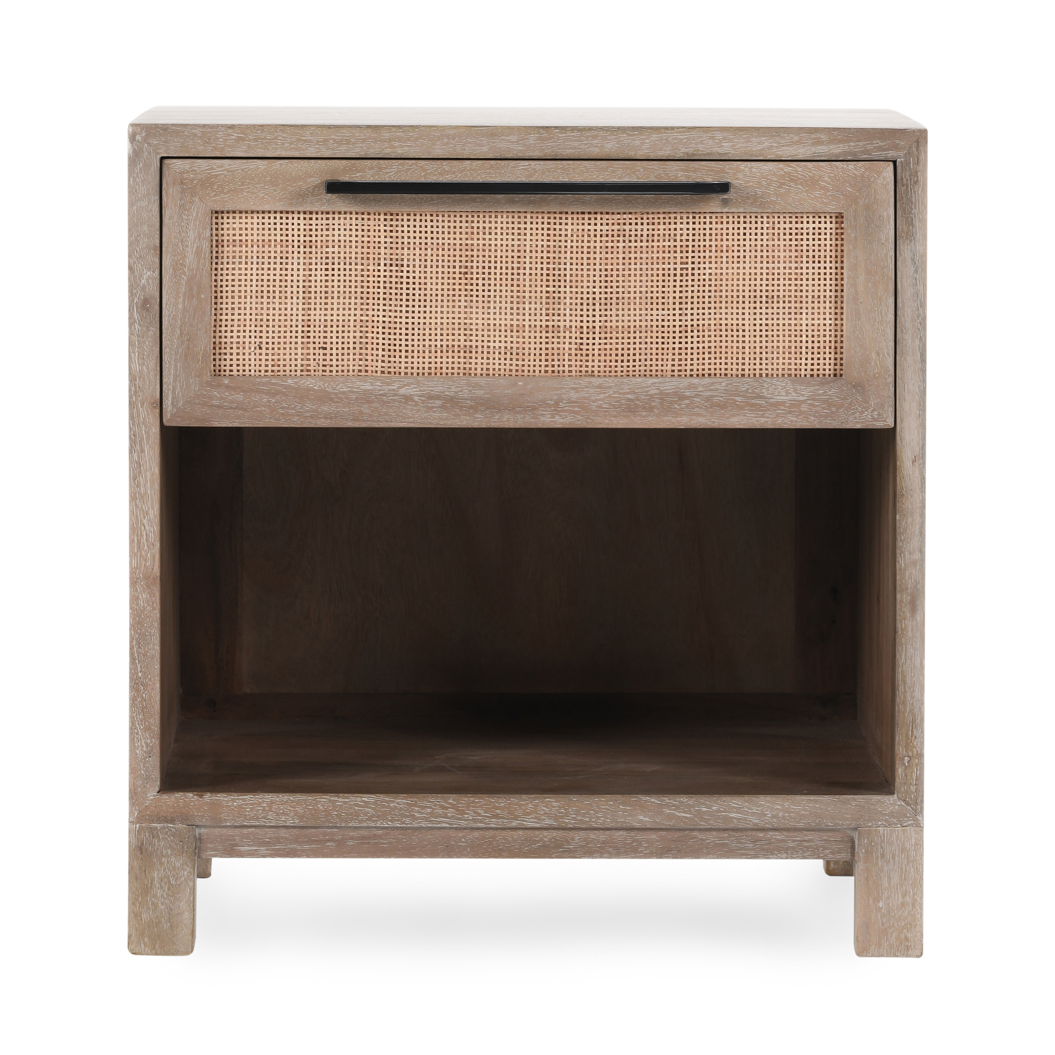 Birch Lane™ Cara 1 - Drawer Cane Nightstand | Wayfair