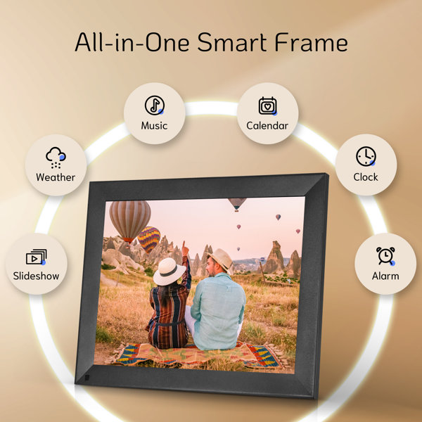 NexFoto Large 15 inch Digital Picture Frame Wi-Fi Digital Photo Frame ...